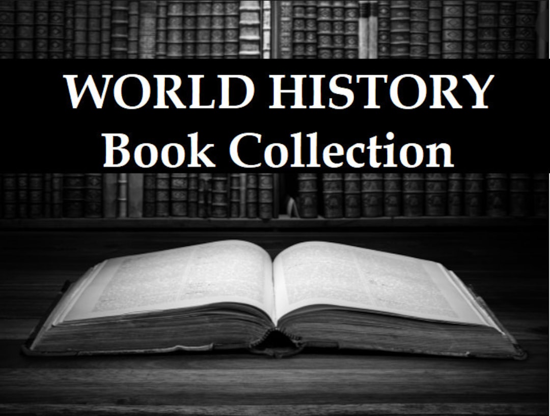 Vintage 190+ History Antiquarian Books Collection, World History Set ...