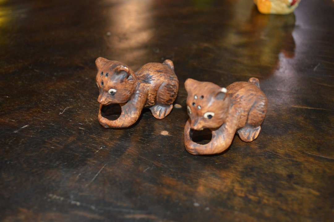 Bear Cub Salt N Pepper Shakers - Etsy
