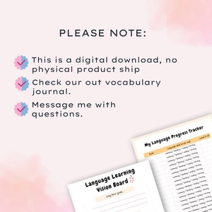 Lingolog: Your Language Learning Journey Journal printable - Etsy Canada