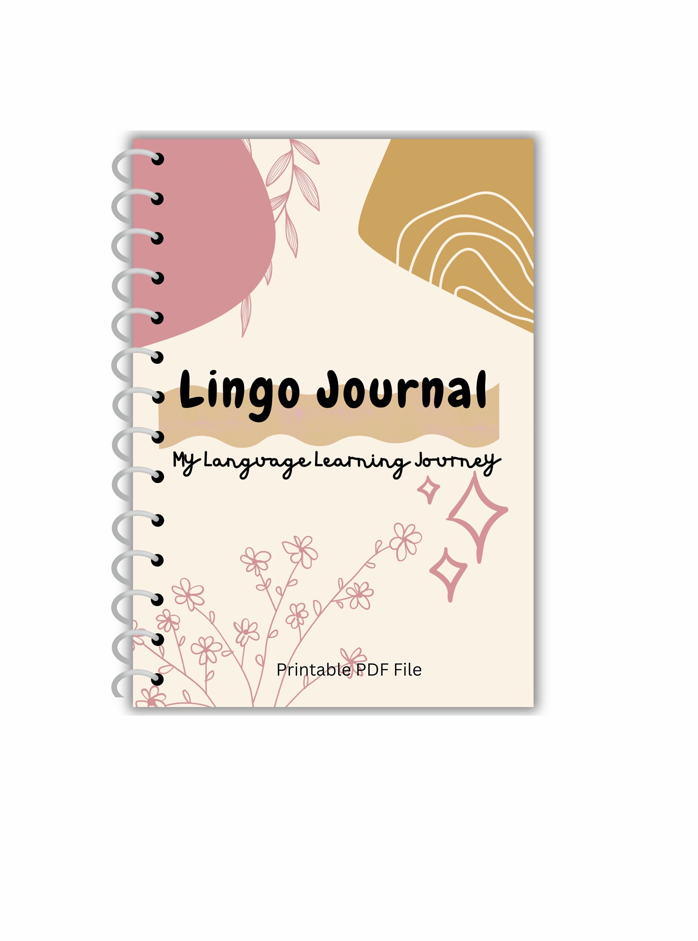 Lingolog: Your Language Learning Journey Journal printable - Etsy