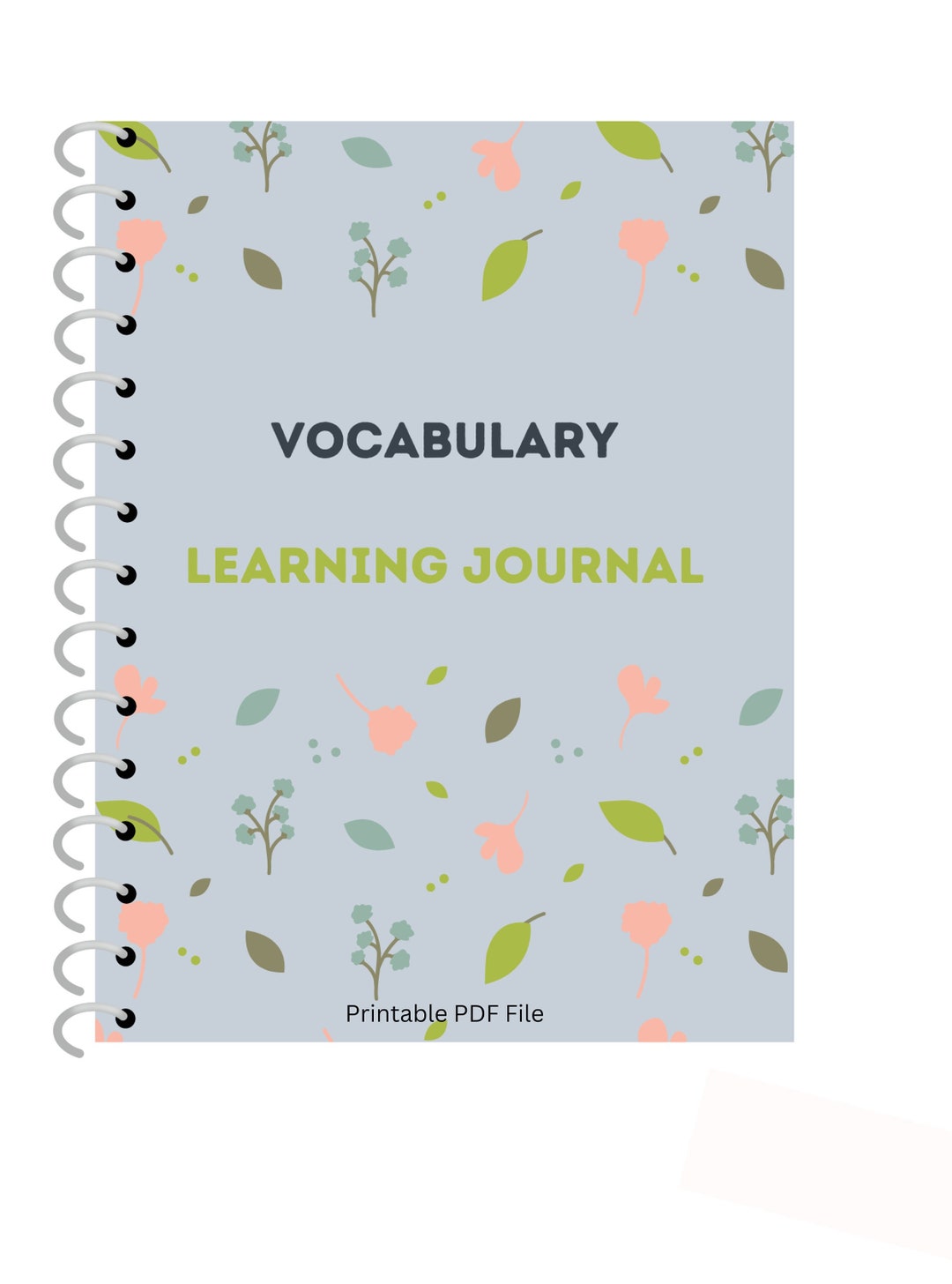 Vocabulary Learning Journal (printable) - Etsy
