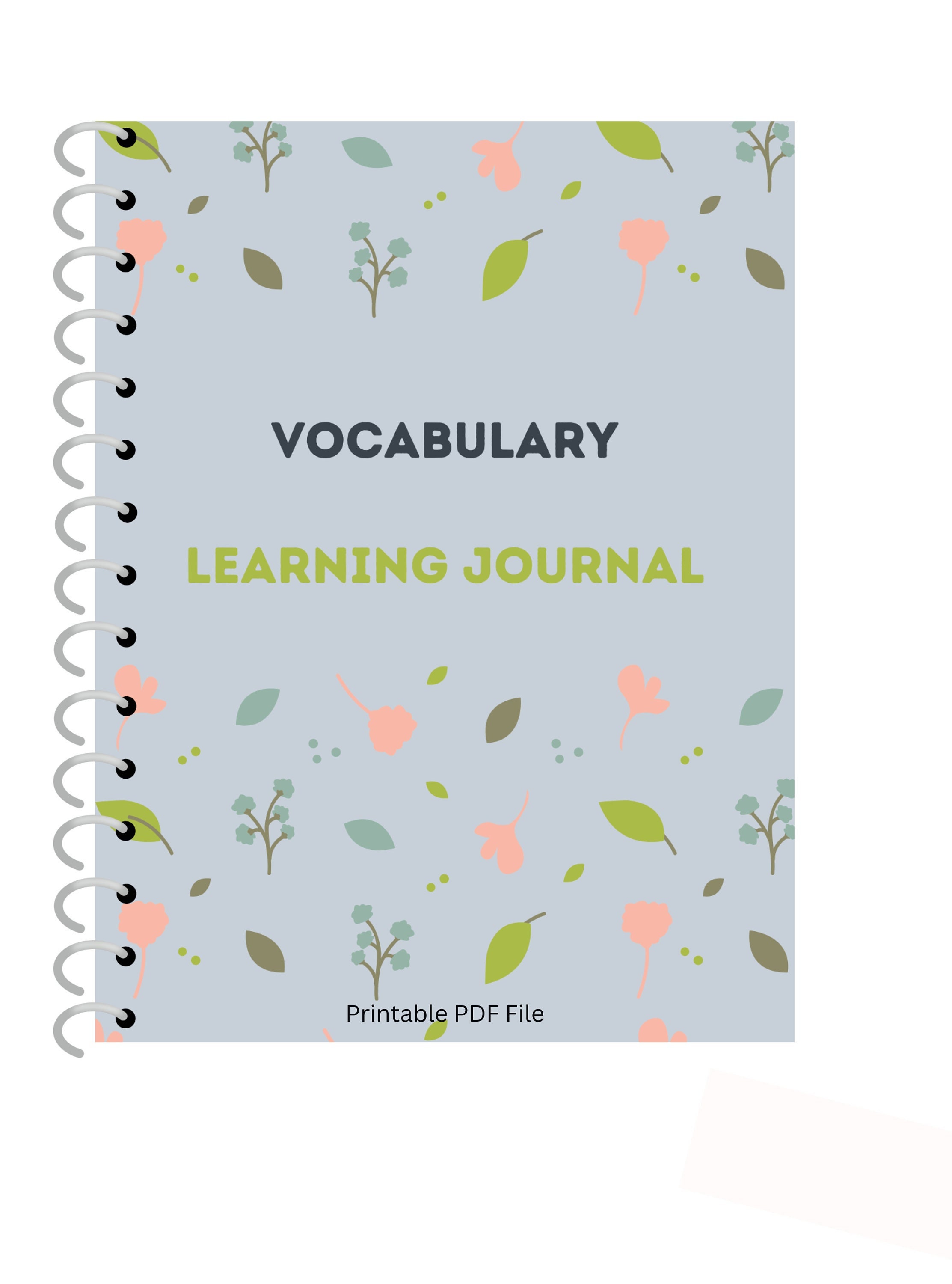 Vocabulary Learning Journal (printable) - Etsy
