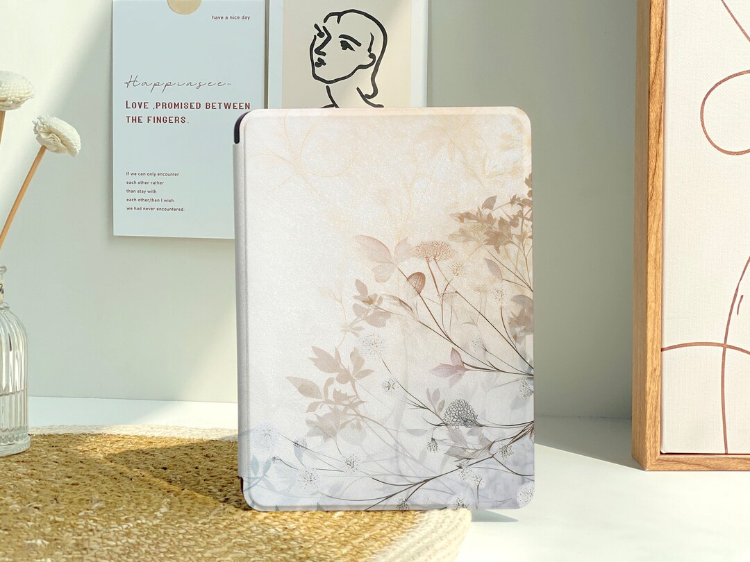 Artistic Pastel Foliage Personalization Kindle Case, Custom Kindle ...