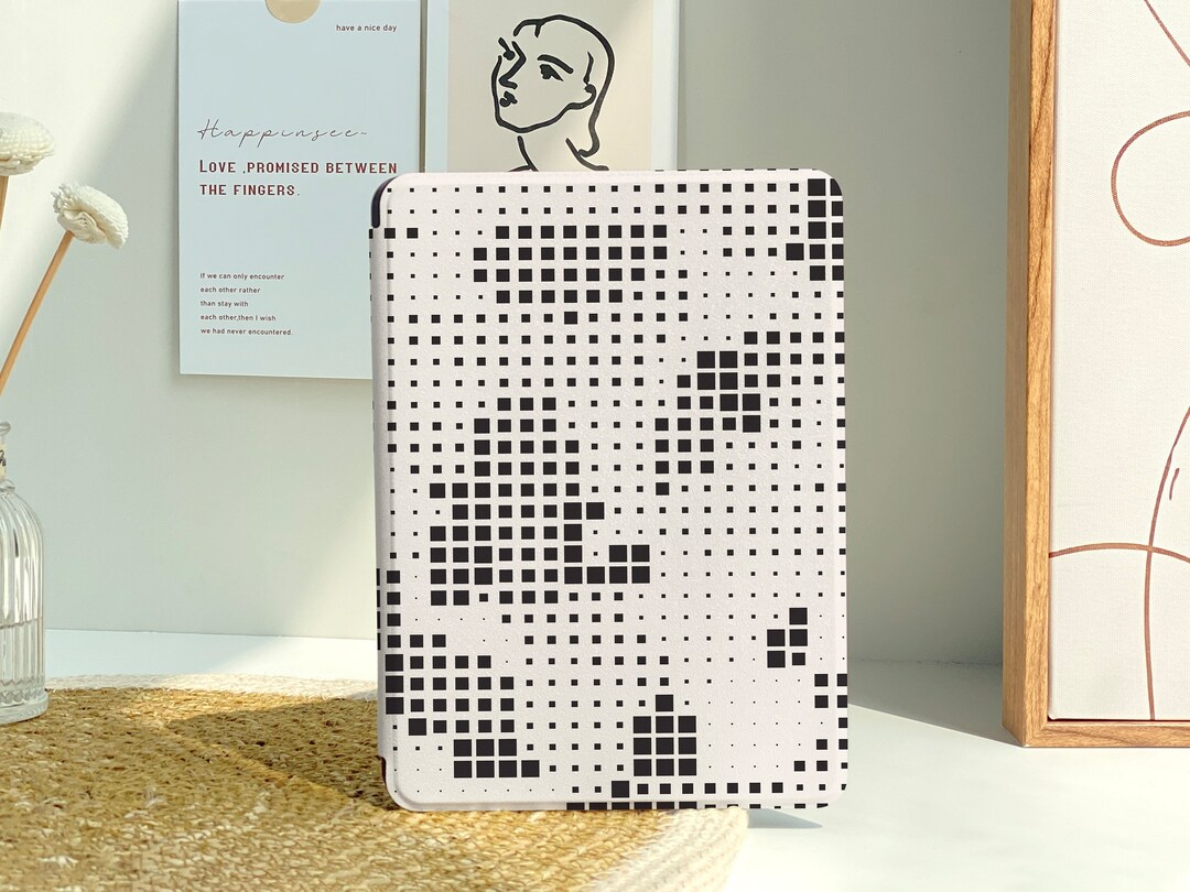 Modern Stylish Halftone Texture Personalization Kindle Case Custom ...
