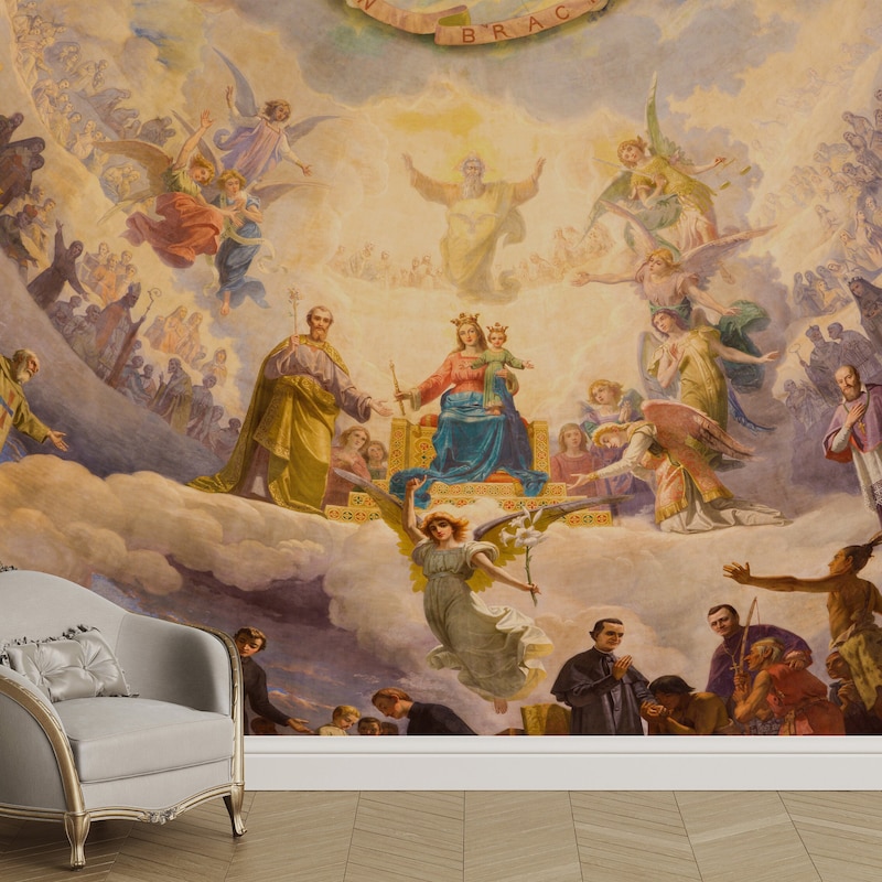 Ceiling Mural Wallpaper - Etsy