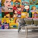 Pop Art Faces Peel and Stick Retro Pop Art Art Deco Wallpaper Comics ...
