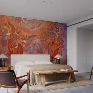 Angels Wallpaper Renaissance Choirs | Art Wallpaper | Peel and Stick ...