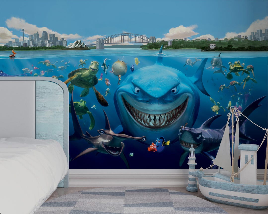 Finding Nemo Peel and Stick Wallpaper: Kid's Wall Mural - Etsy