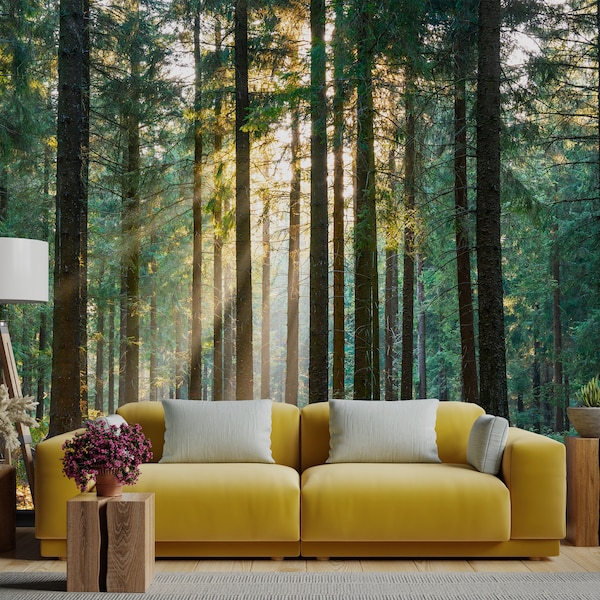 Forest Wall Mural - Etsy UK