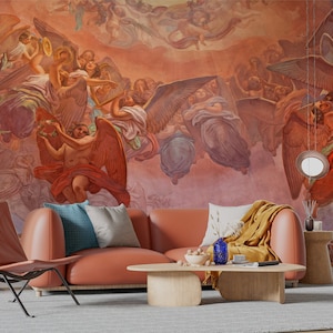 Angels Wallpaper Renaissance Choirs | Art Wallpaper | Peel and Stick ...