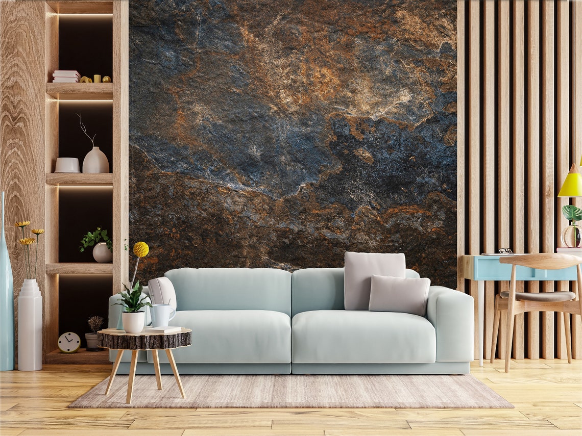 Ore Granite Stone stone Look Wallpaper texture Wallpaper - Etsy UK