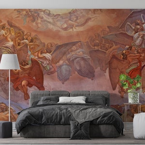 Angels Wallpaper Renaissance Choirs | Art Wallpaper | Peel and Stick ...