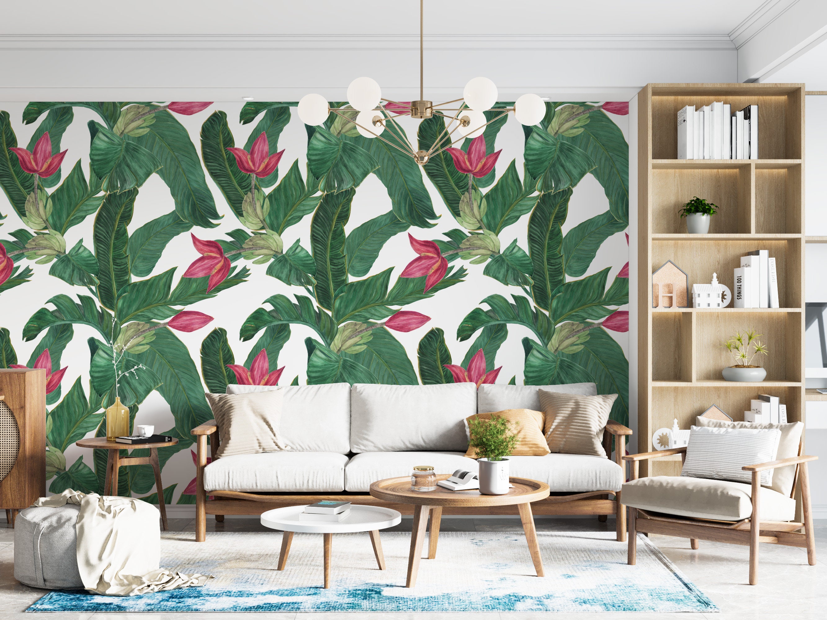 Banana Leaf Peel And Stick Wallpaper