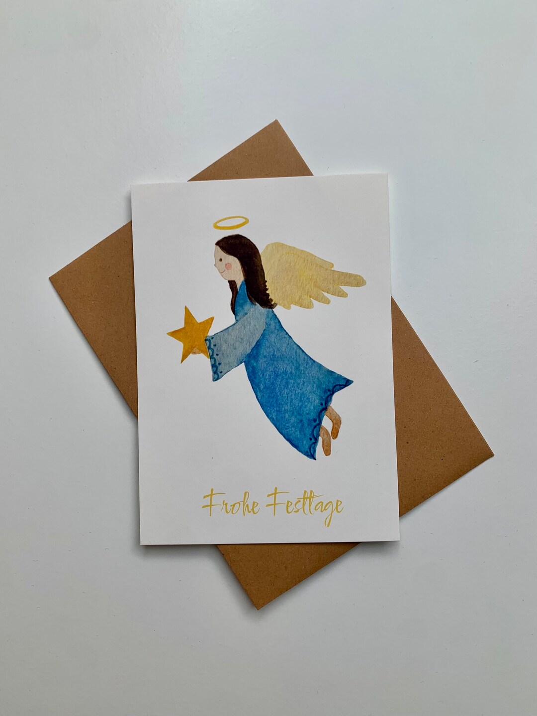 Christmas Card // Angel // Christmas // Christmas Mail // Merry ...