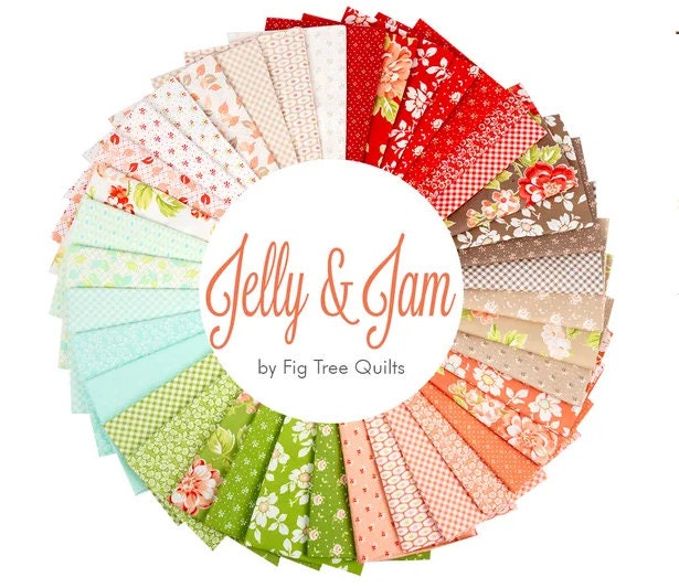 Jelly & Jam Fat Quarter Bundle Fig Tree Quilts for Moda Fabrics 40 Sku ...