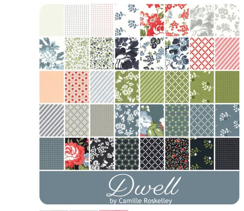 Dwell Fat Quarter Bundle by Camille Roskelley for Moda Fabrics 55270AB ...