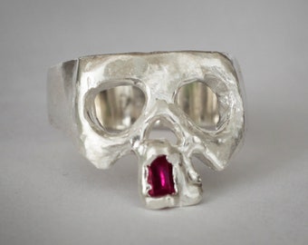 Skull Pinky Ring - Etsy
