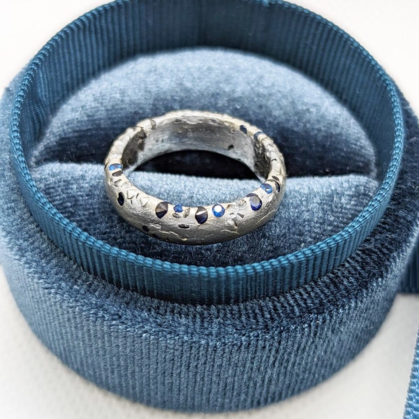 Silver Cast Ring - Etsy