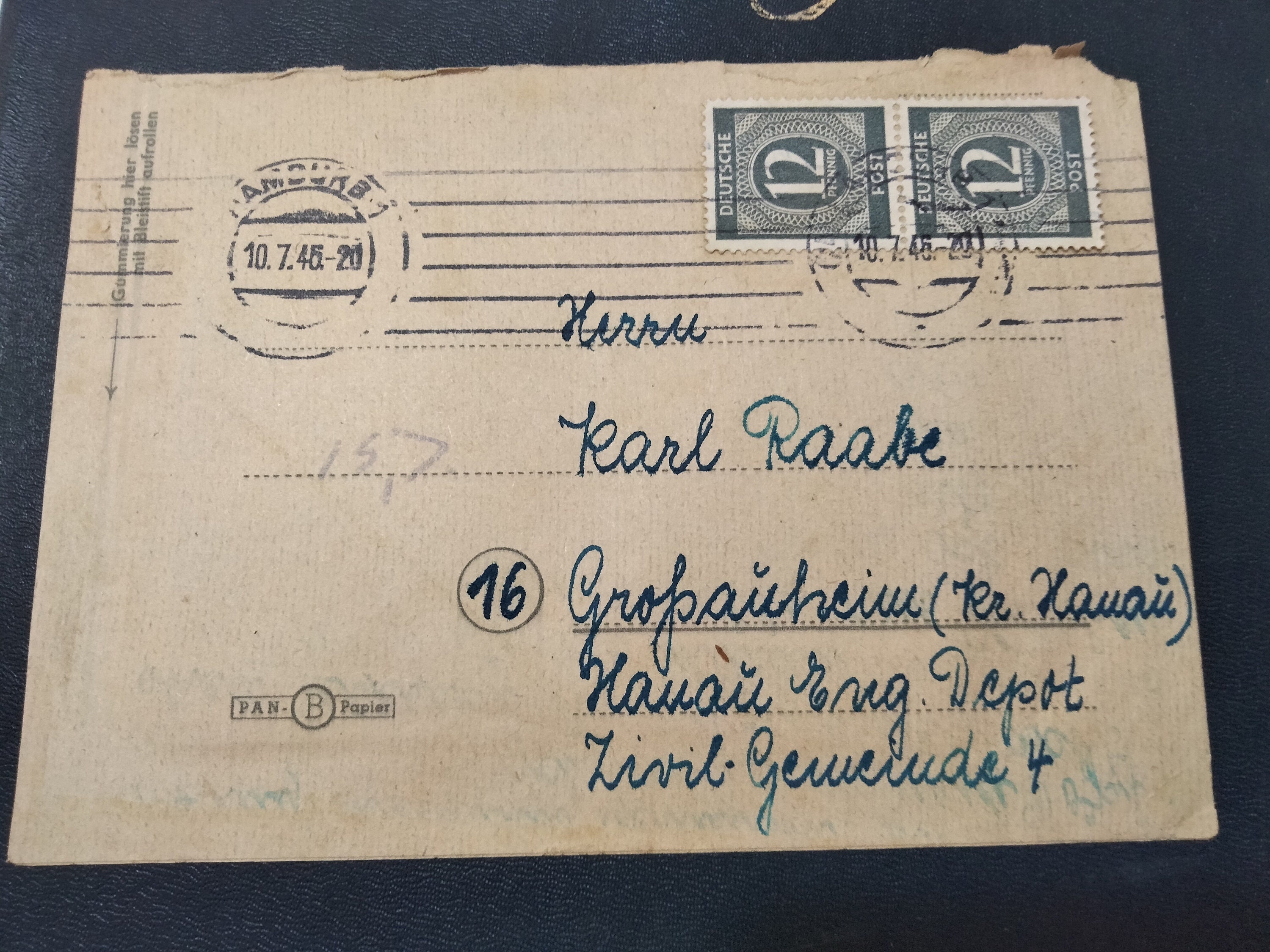 Vintage Letter 1946 - Etsy