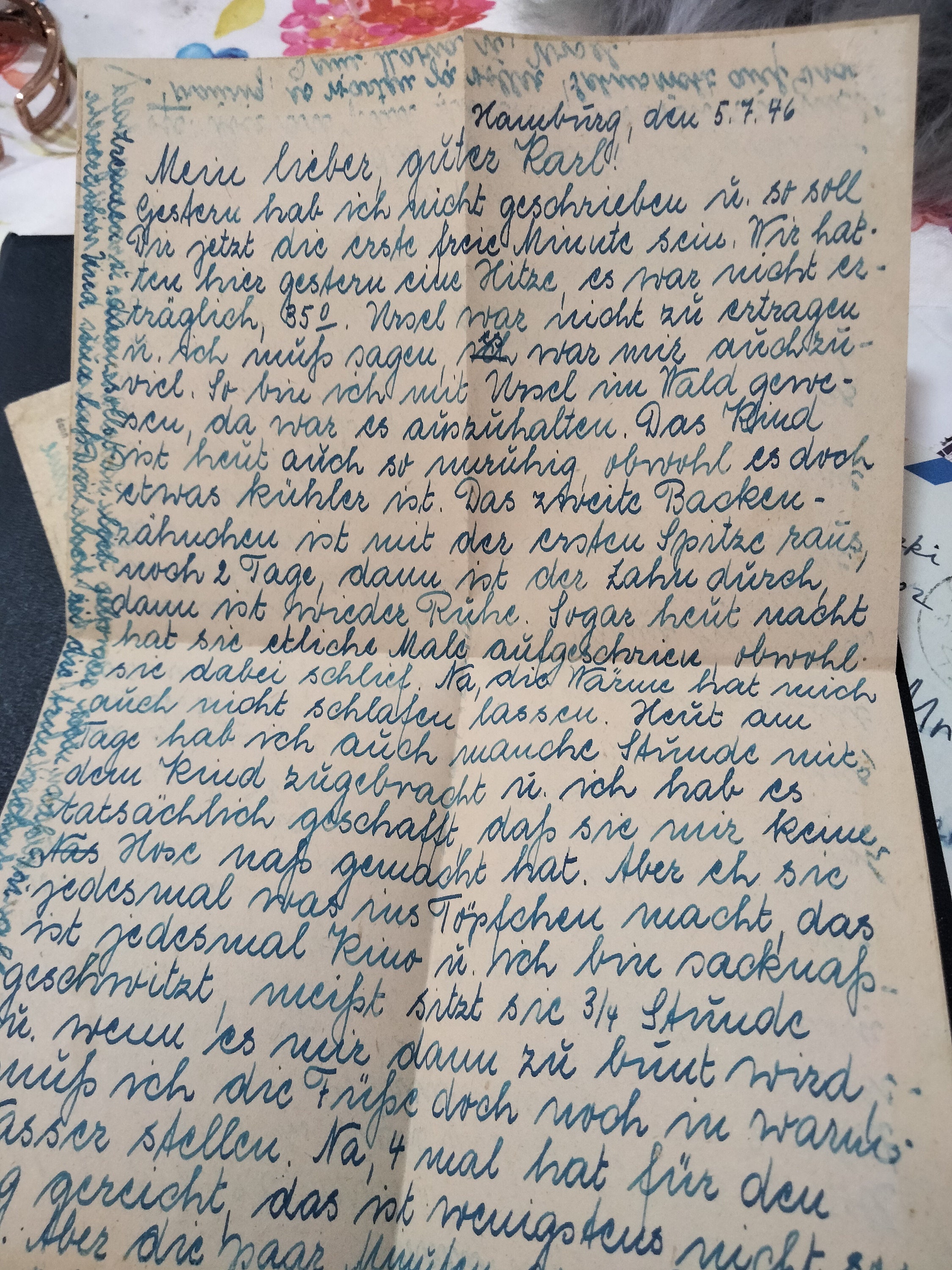 Vintage Letter 1946 - Etsy