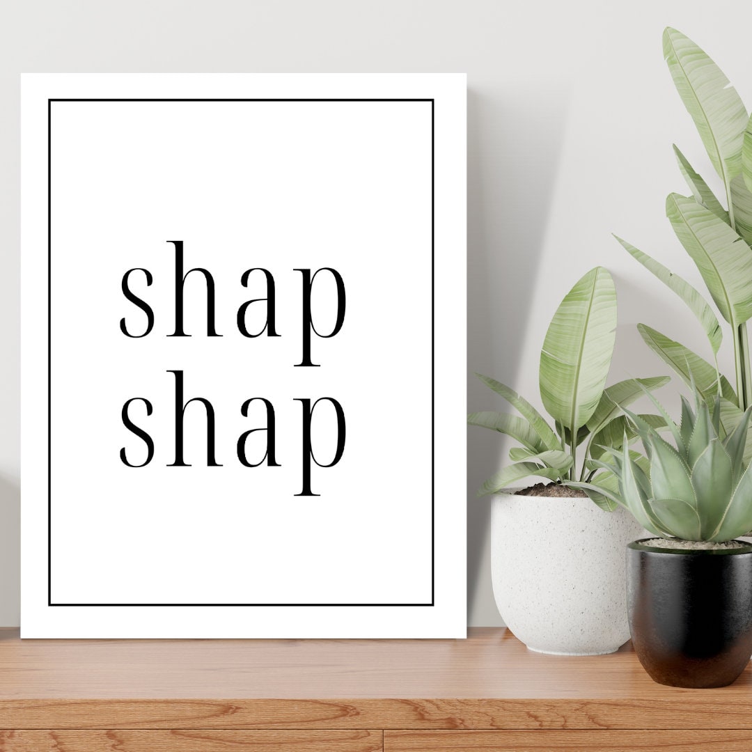 Shap Shap - South African Digital Print - Etsy