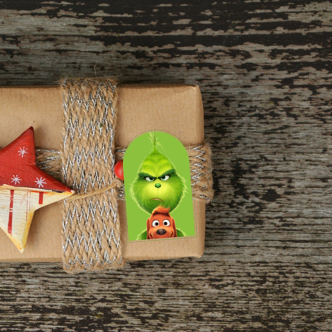 The Grinch Christmas Gift Tags Assorted Styles - Etsy