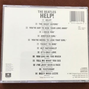 Beatles Help Original Issue CD - Etsy