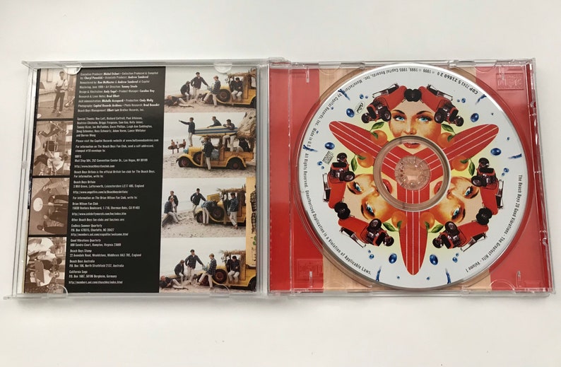 The Beach Boys 20 Good Vibrations - the Greatest Hits - Volume 1 CD - Etsy