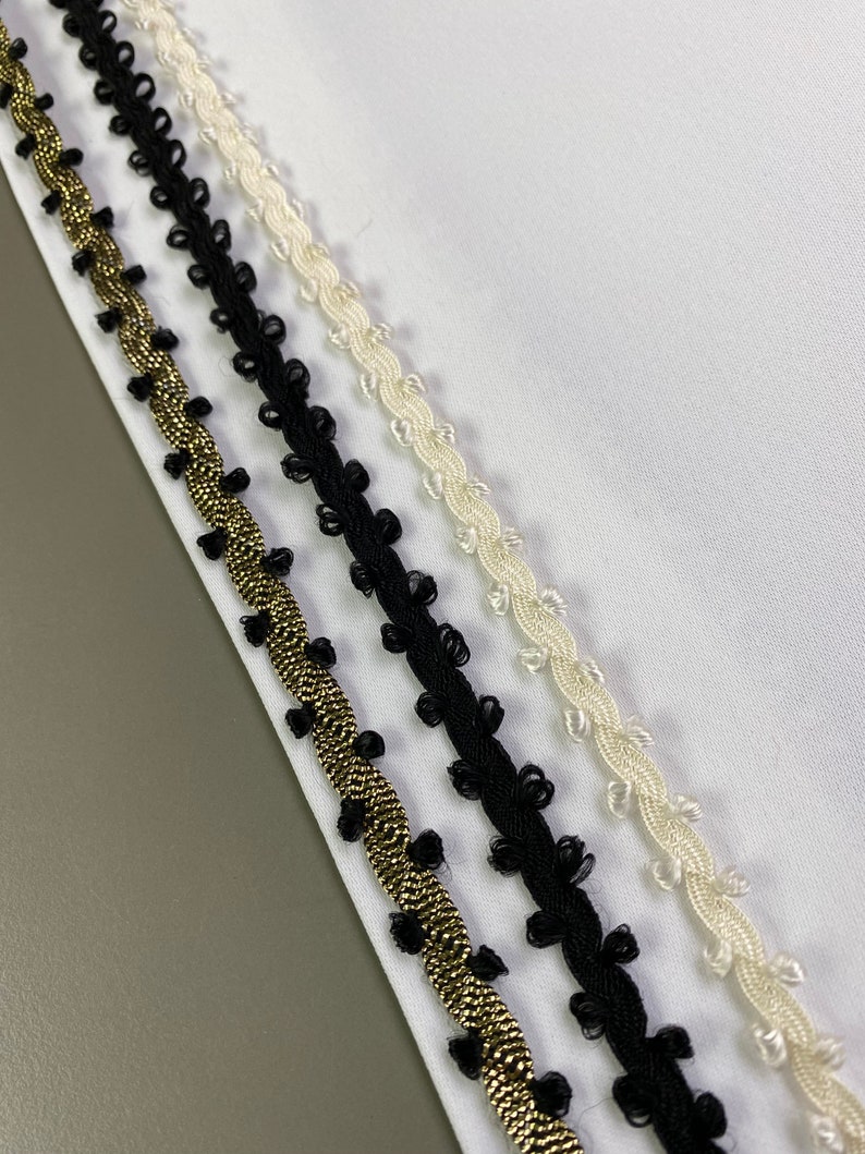 2 Yards Double Looped Edge Ric Rac Trim 3/8 0.9cm - Etsy