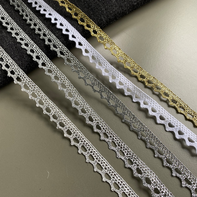 Silver Lace Trim - Etsy