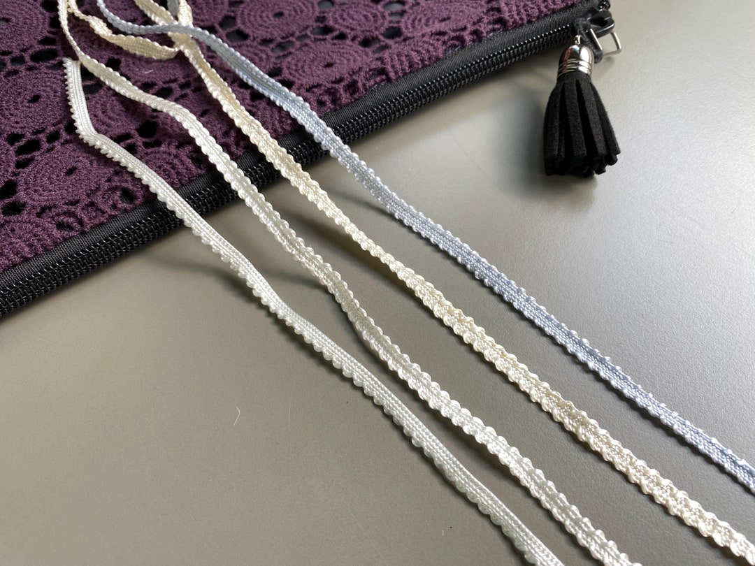 Rayon Picot Braid Trim, 1/4" 5 Mm Wide, Beige, Blue, Ivory - Etsy