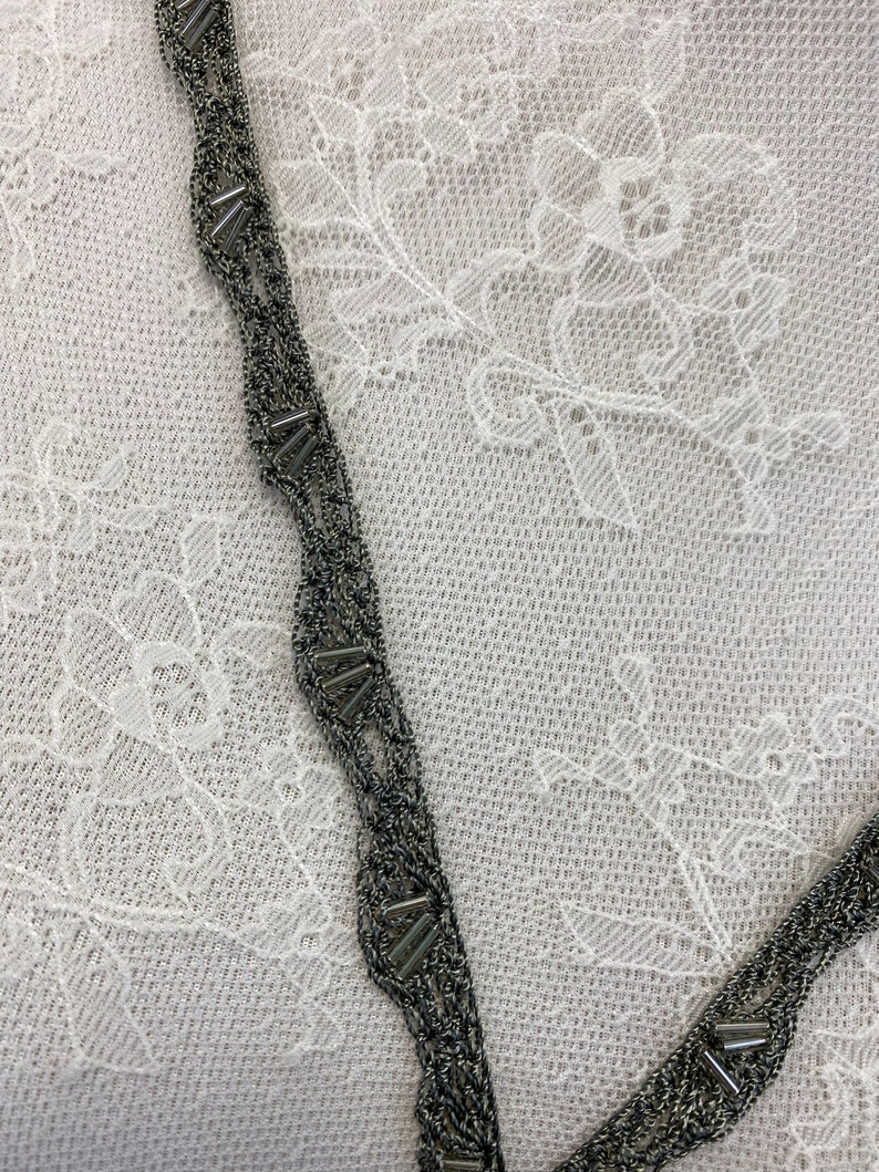 Ladder Handmade Beaded Crochet Lace Trim, 1/2" 1.3 Cm Wide, Blue, Green ...