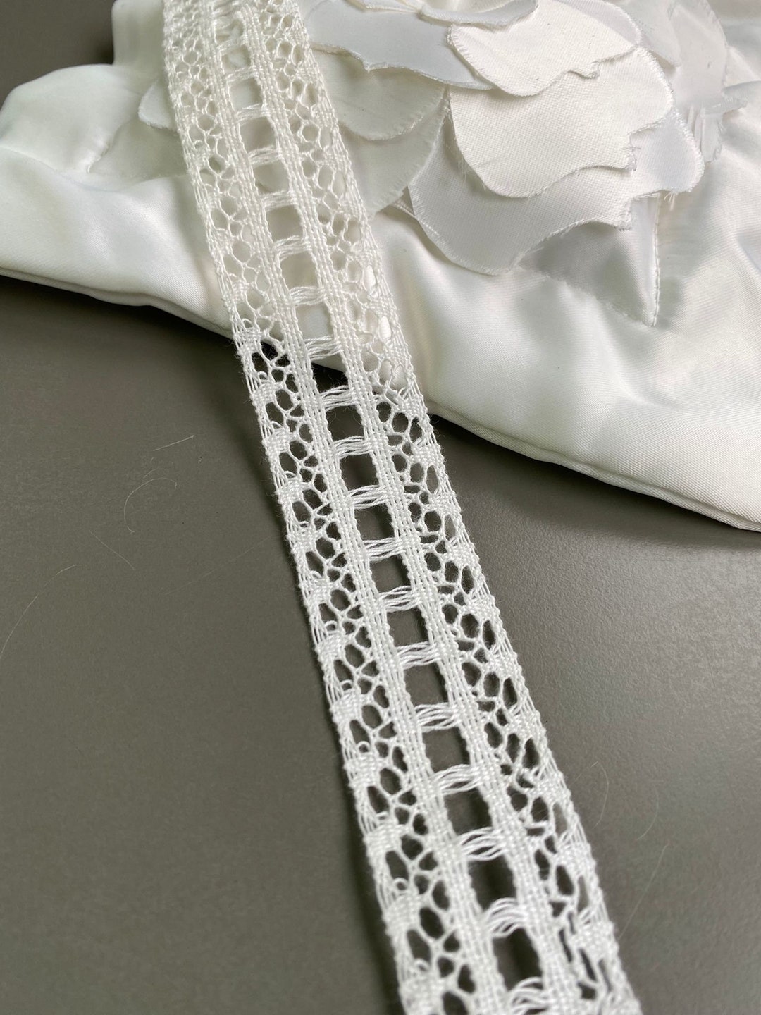 Faggoting Ladder Cotton Cluny Crochet Lace Trim, 1 1/16 Wide, Ivory - Etsy