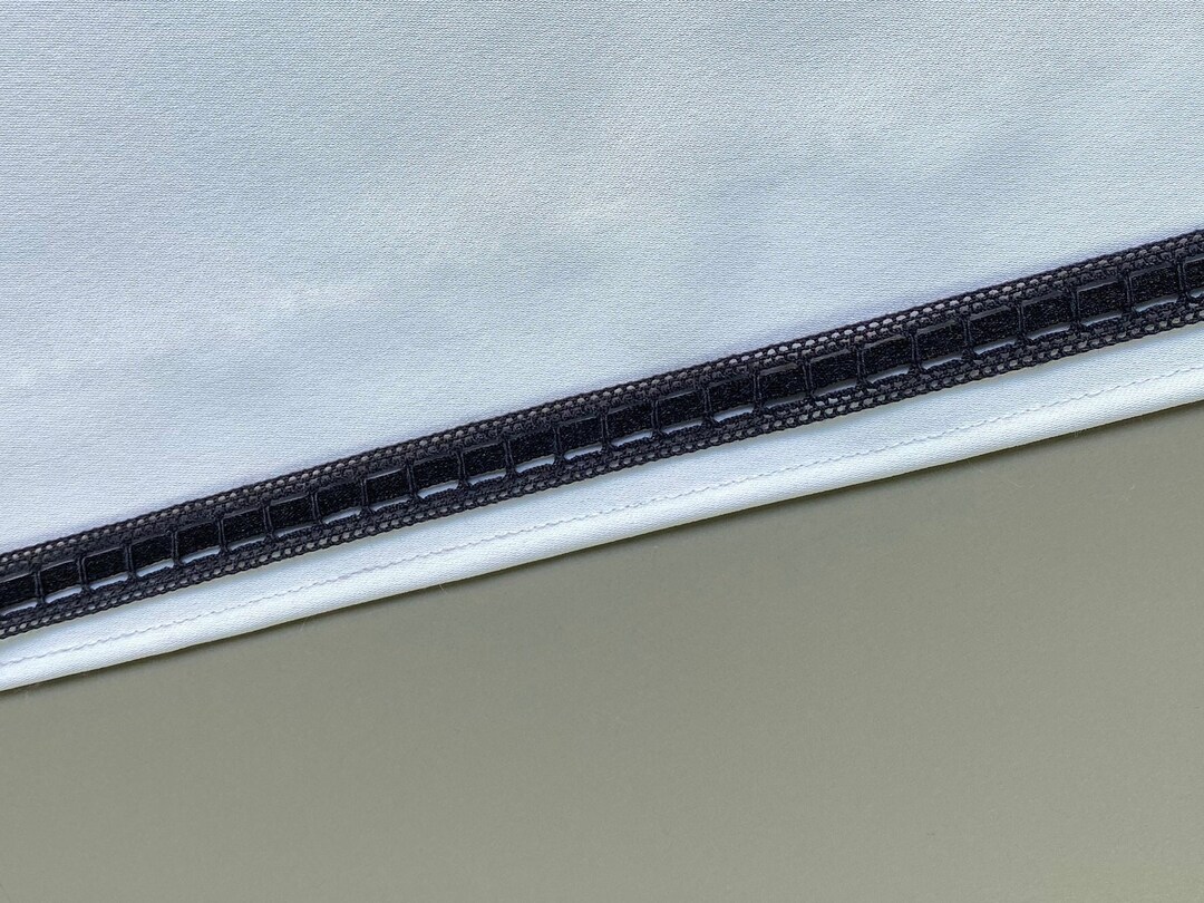 Black Beading Ladder Lace Trim With Ribbon, 1/2