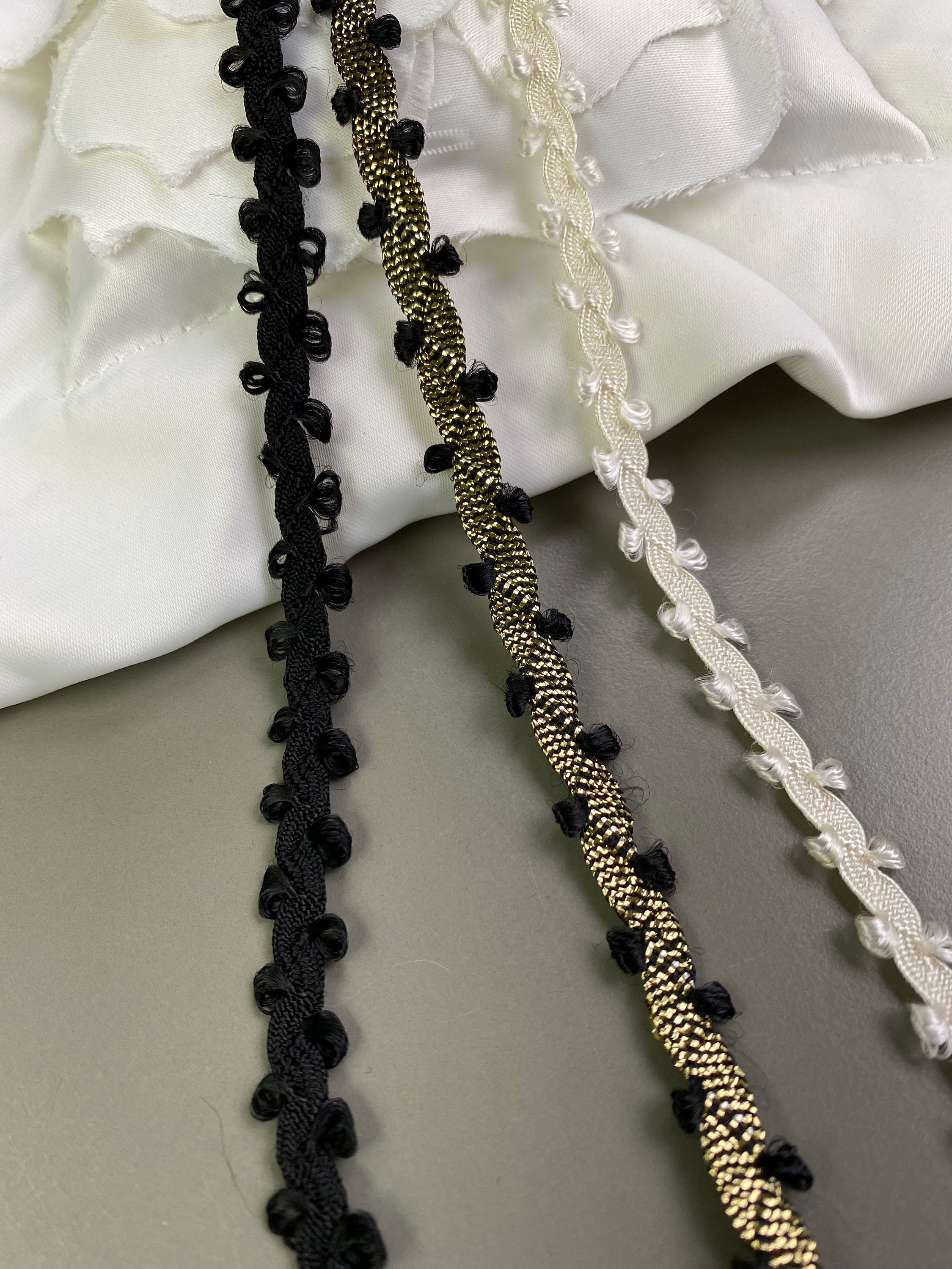 2 Yards Double Looped Edge Ric Rac Trim 3/8 0.9cm - Etsy