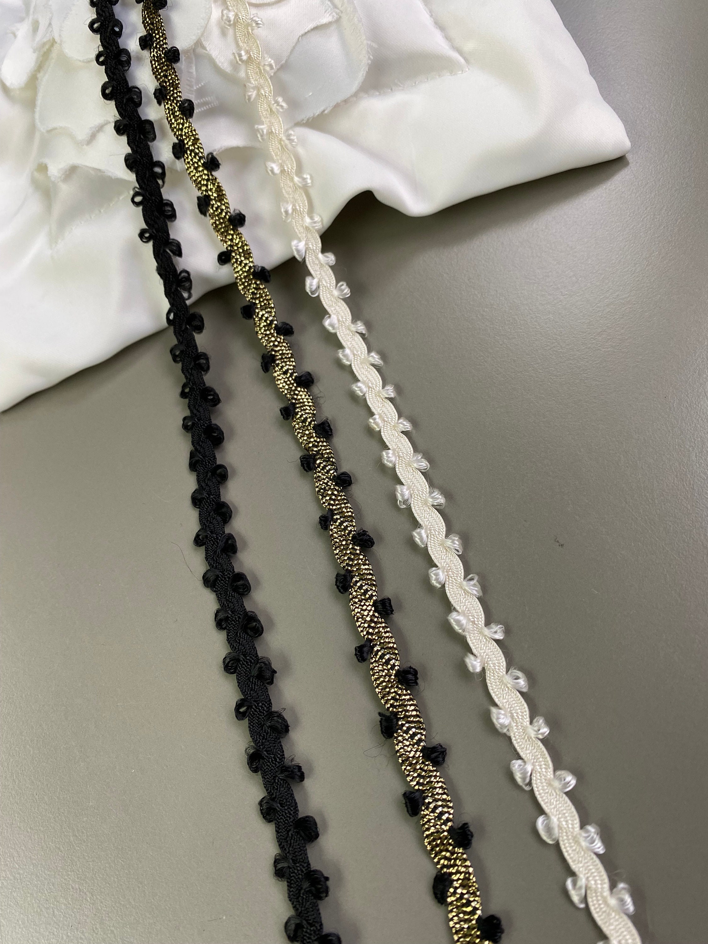 2 Yards Double Looped Edge Ric Rac Trim 3/8 0.9cm - Etsy