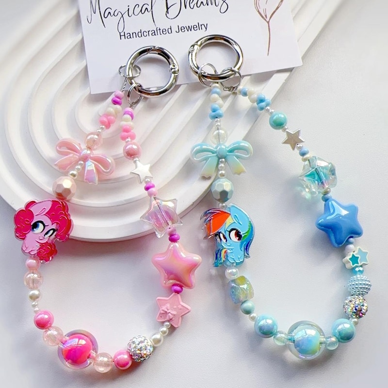 Pony Bead Keychain - Etsy