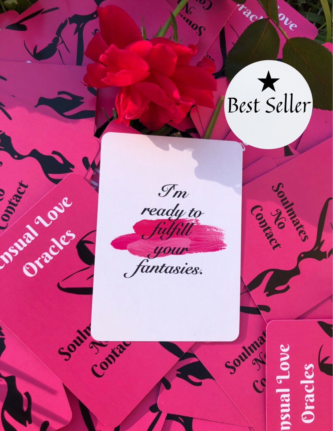 Soulmate Deck Sensual Love Oracle Deck/ 54 Lovers Oracles No Contact ...