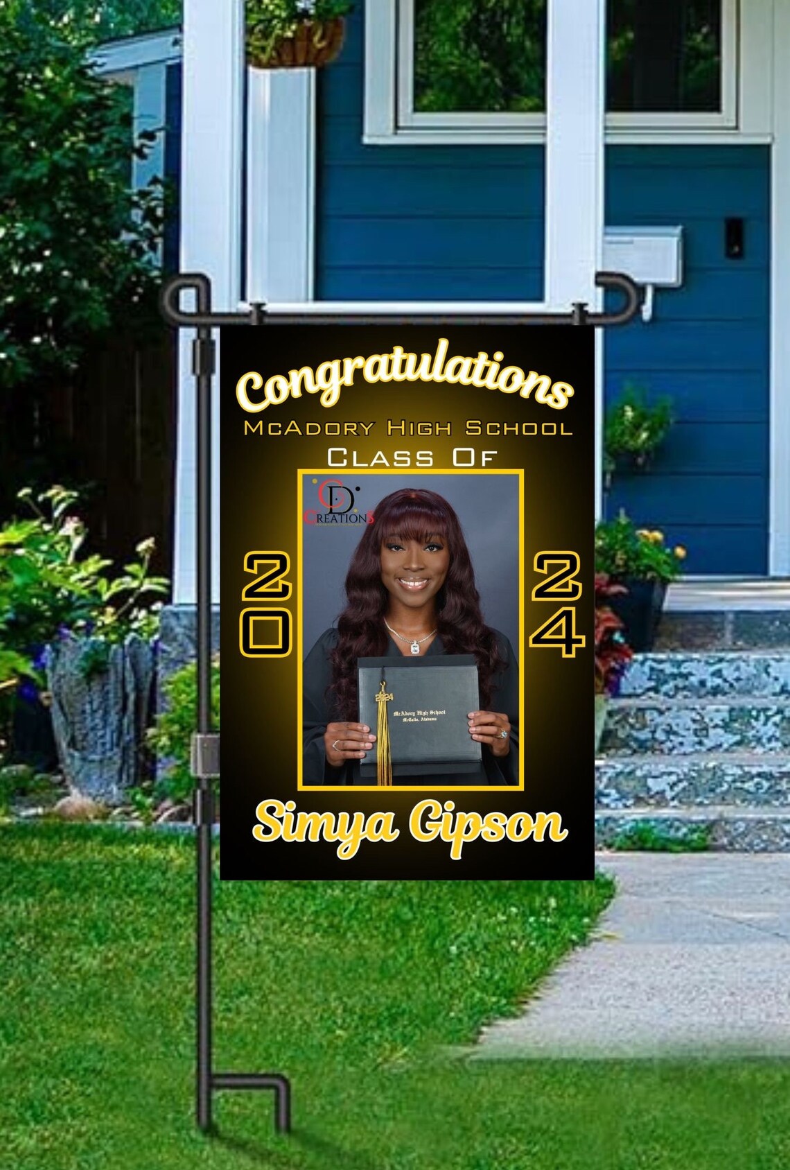 Custom Double-sided Graduation Garden Flag - Etsy