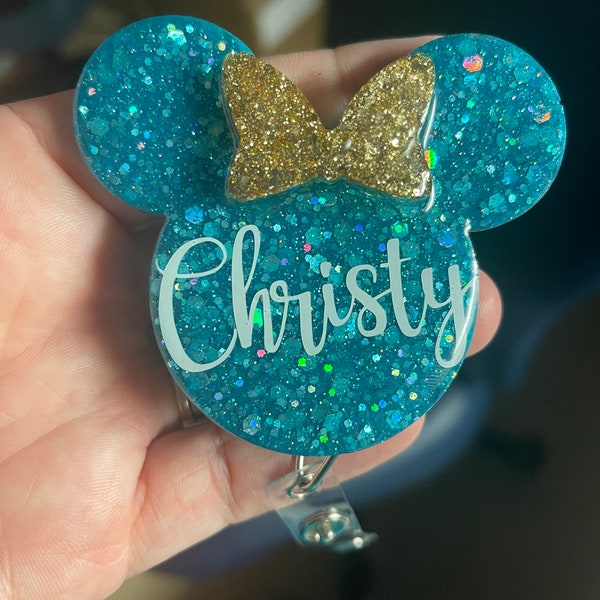 Mickey Mouse Id Badge Holder - Etsy