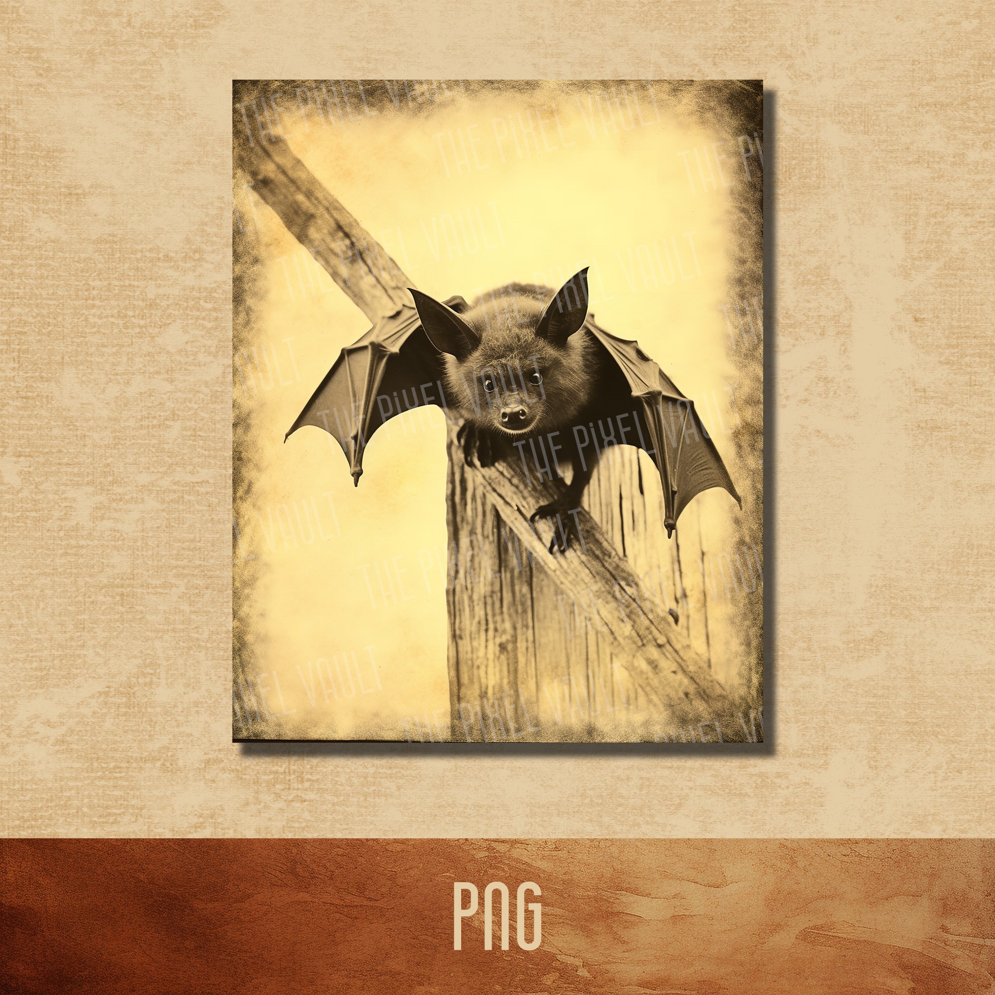 Scary Bat | Halloween PNG Images for Decorations, Junk Journals, Paper ...