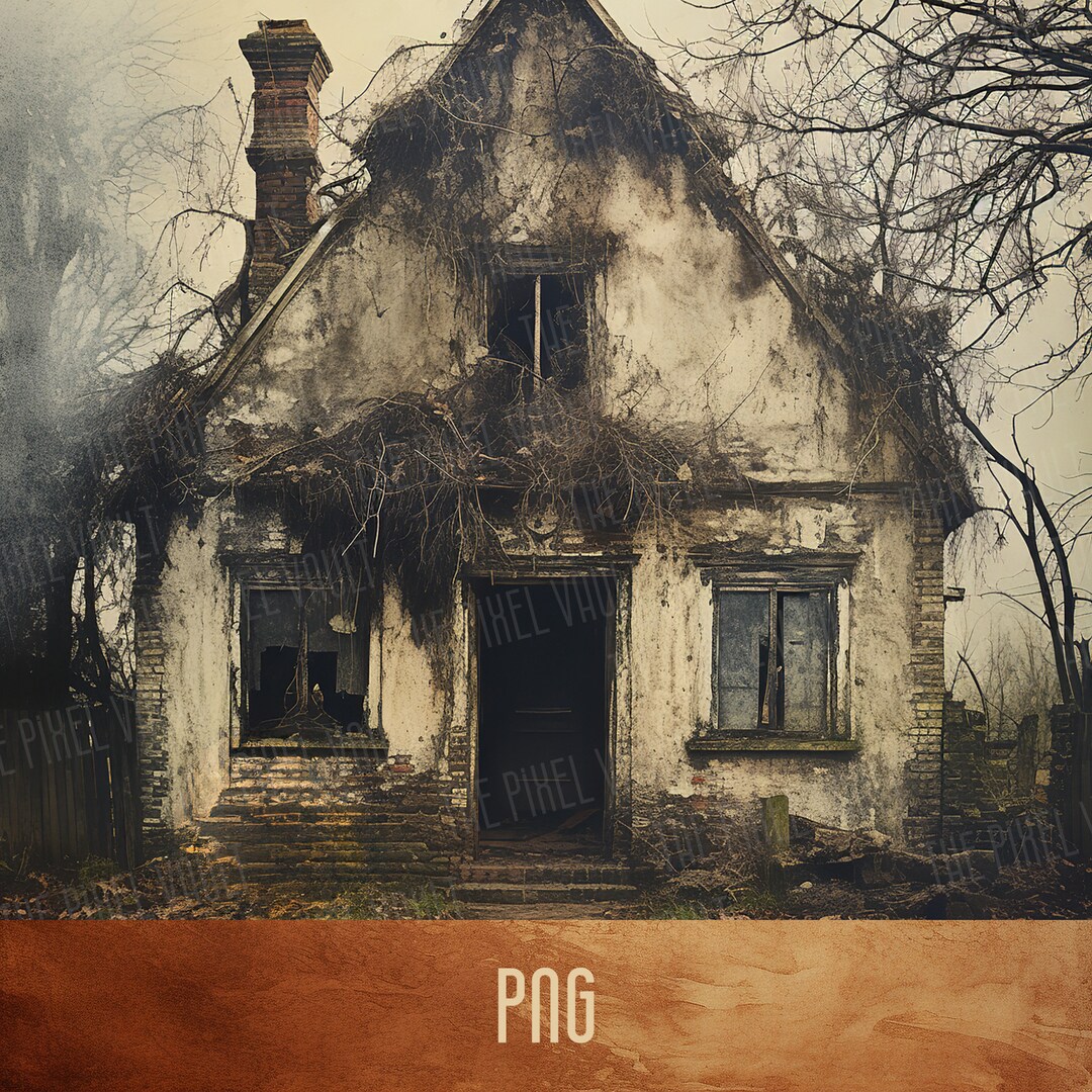 Haunted House, Halloween Theme, Digital Download, 8 in by 10 In - Etsy