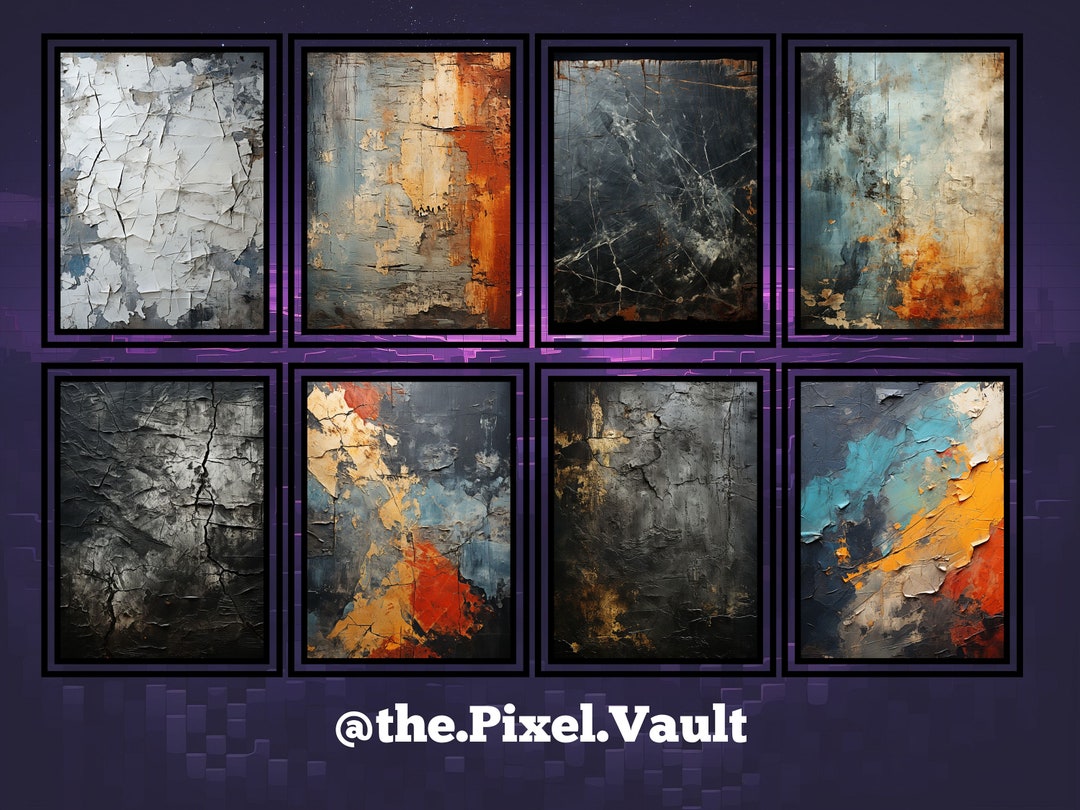 Textures, Digital Paper Bundle, Printable Scrapbooking Backgrounds ...