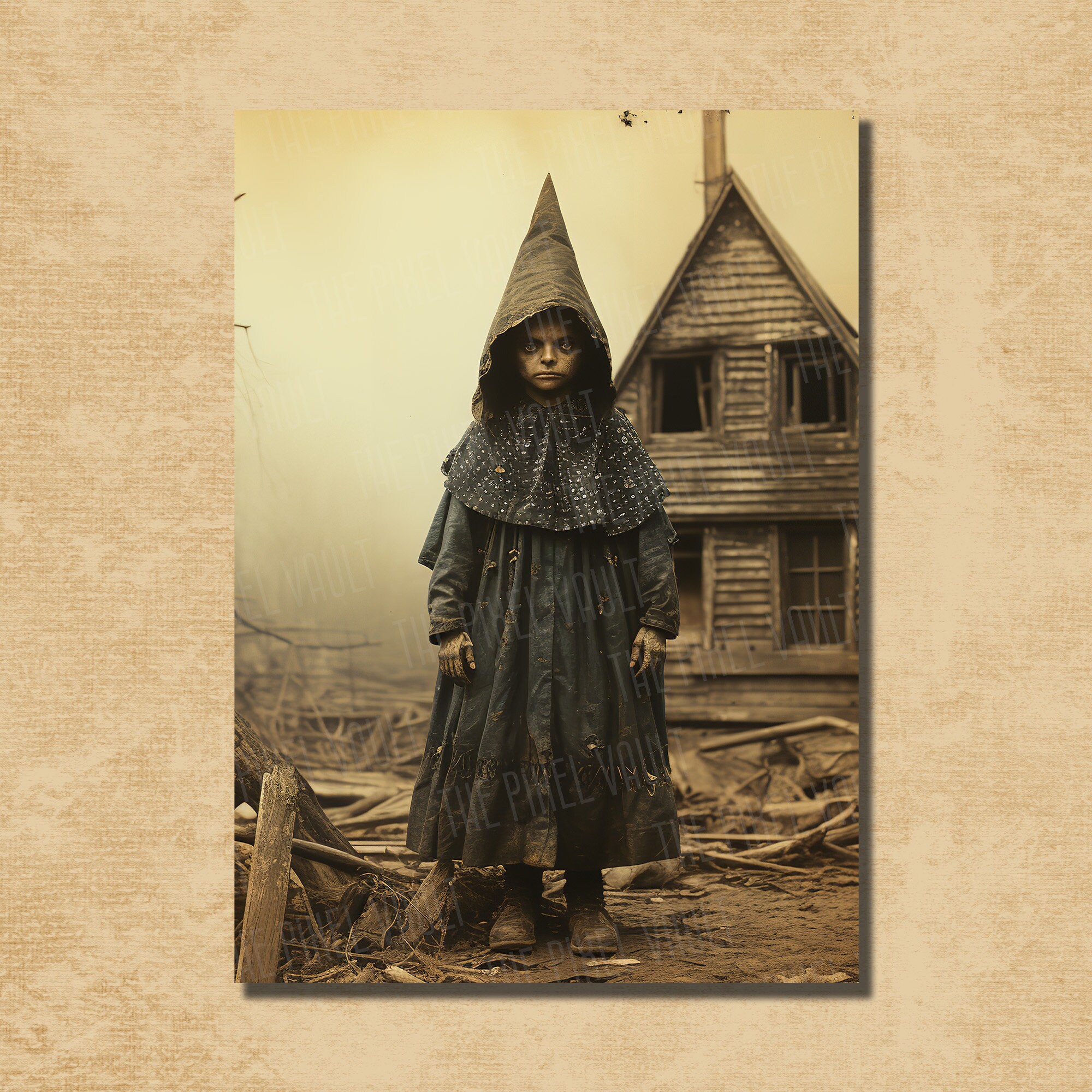 Witch, Vintage Style Photo, Halloween Theme, Digital Download, Multiple ...