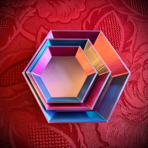 Hexagonal Board Game Gaming Trays Token Holders Stackable - Etsy