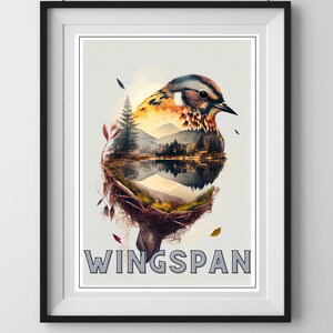Board Game Wall Poster Art Print Wingspan Multiple Sizes - Etsy