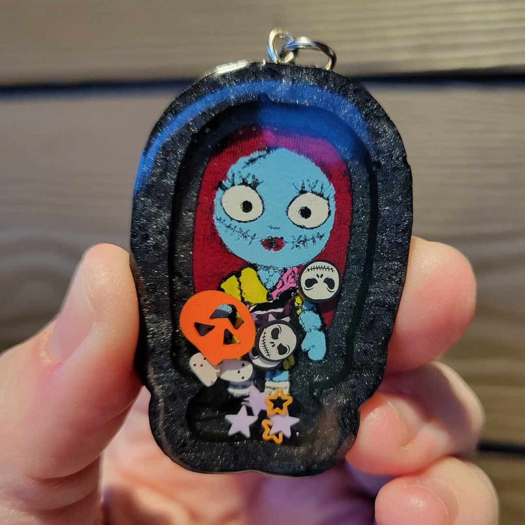 Custom Resin Sally Shaker Keychain | Magnet | Badge Reel - Etsy