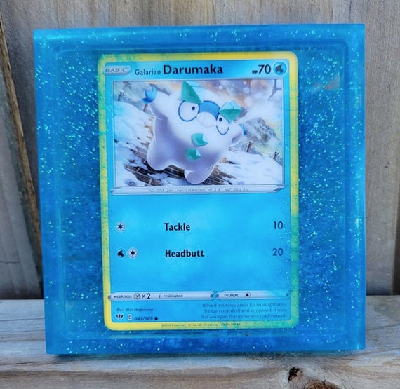 Custom Pokemon Card Resin Coaster Water Type Water Type | Etsy