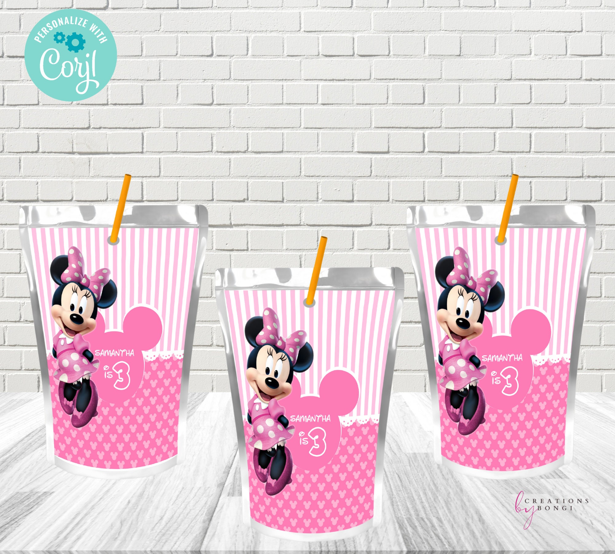 Minnie Mouse Party Bundle/ Minnie Mouse Chip Bag/ Minnie Mouse - Etsy