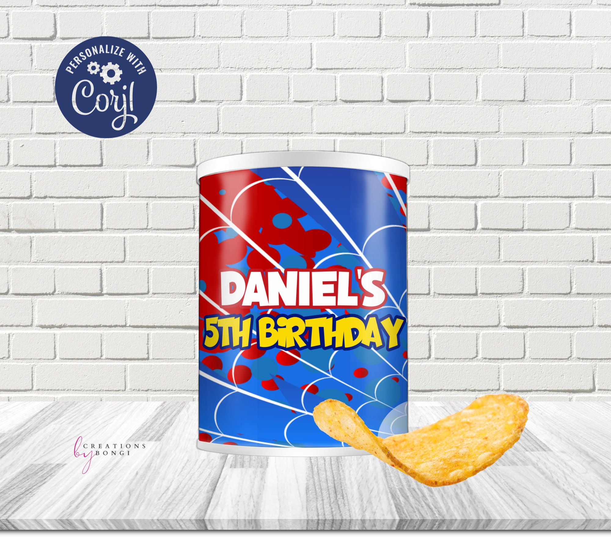 Spidey and His Amazing Friends Pringles Label/ Editable File/spidey ...